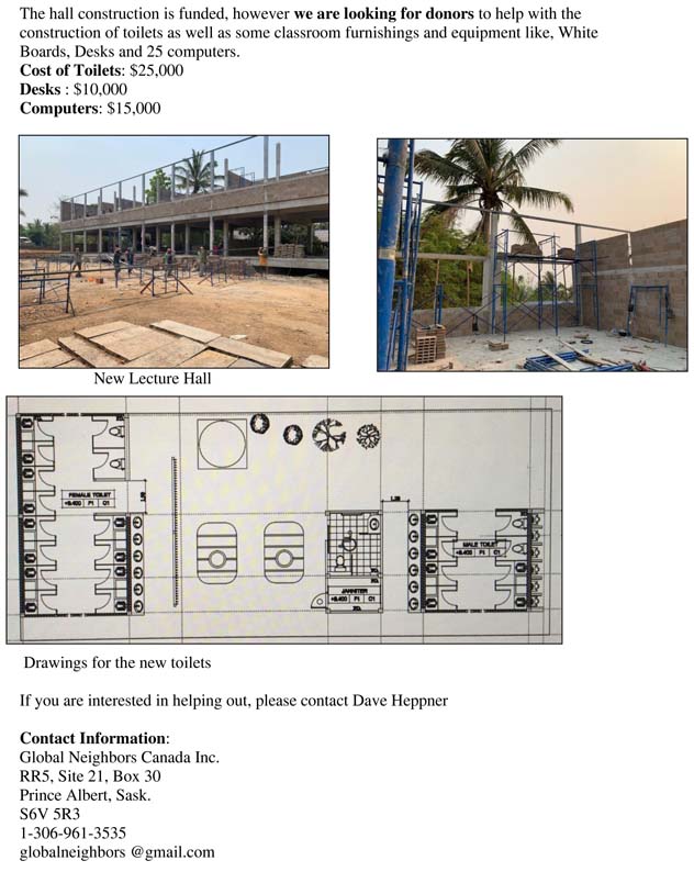 Global Neighbors 2020 Spring Update | Global Neighbors Canada Inc